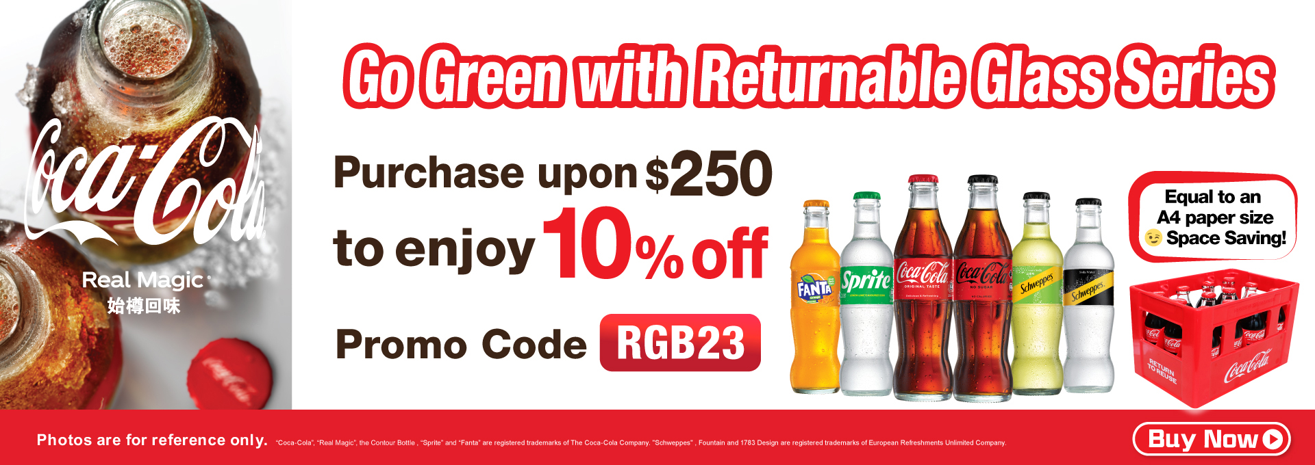 Limited 10% Off Discount for Returnable Glass Bottle Series | Swire ...
